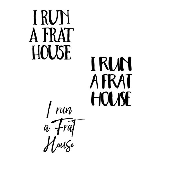 Frat House - Etsy
