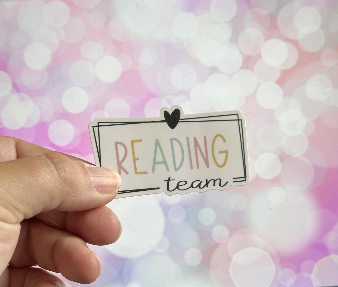 Reading Team, Reading Teacher, Instructor, Sticker, Gift, Sticker for ...