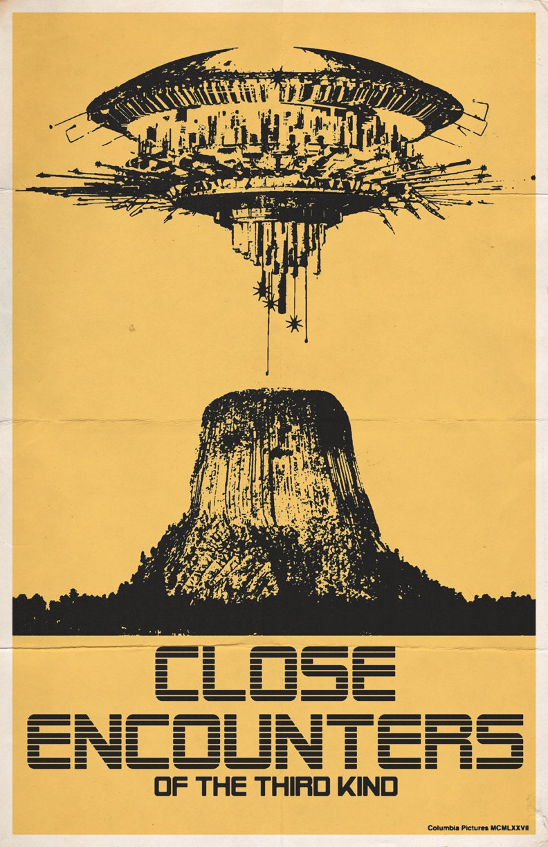 Close Encounters of the Third Kind 11x17 Movie Poster | Etsy