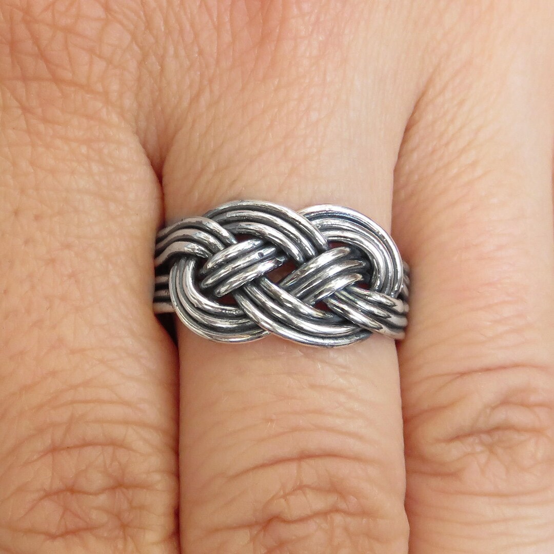 Love Knot Ring - Promise Ring - Knotted Ring - Double Knot Ring ...
