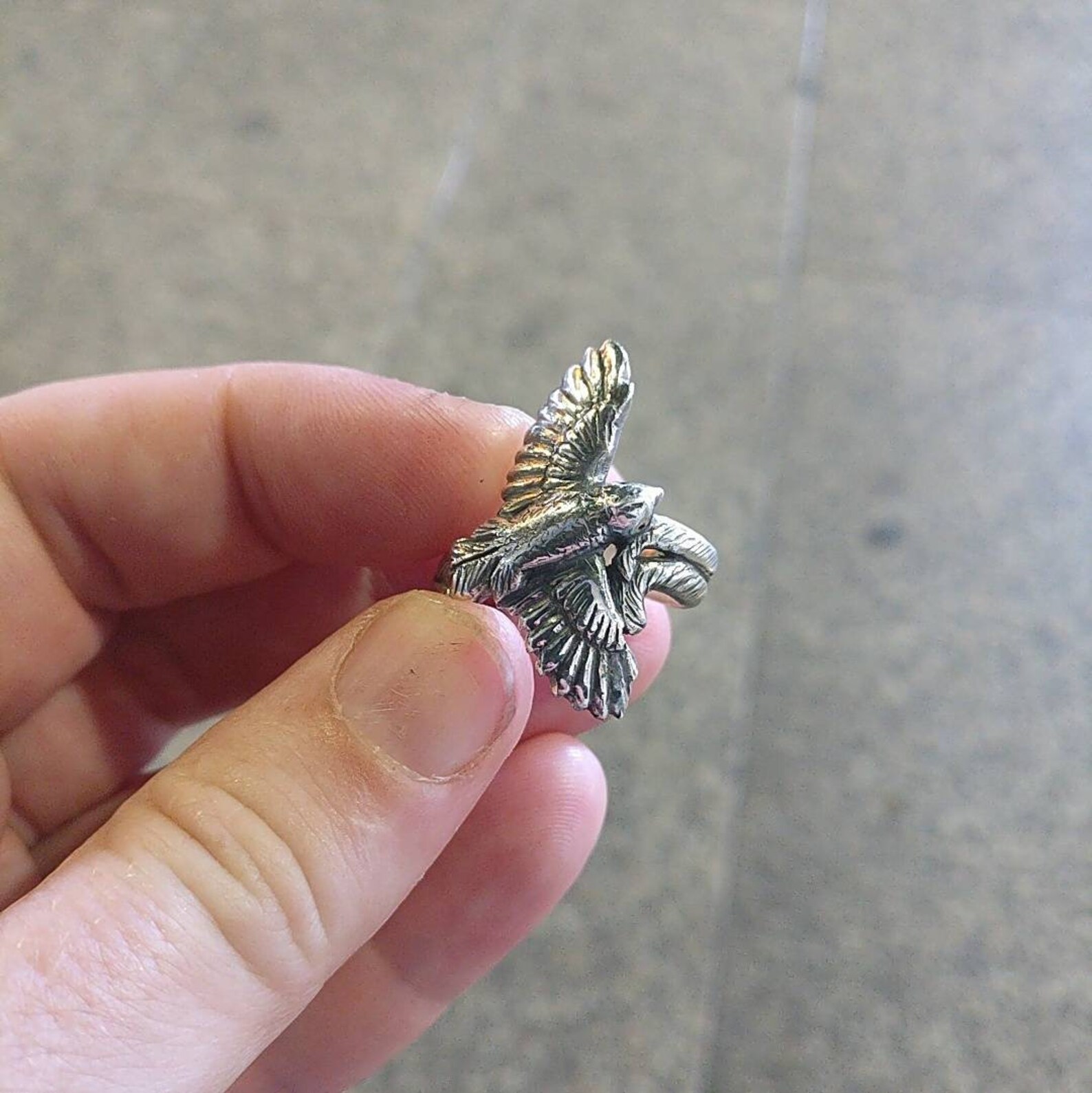 Quetzal Ring - Bird Ring - Freedom Ring - Animal Jewelry - Totem ...