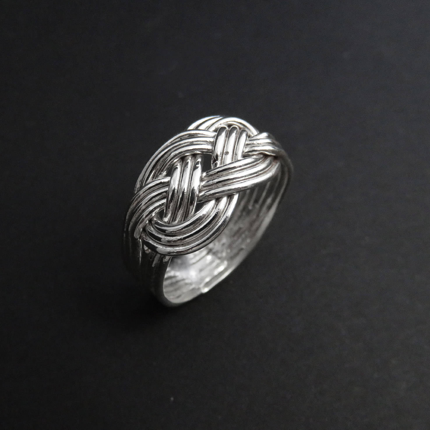 Love Knot Ring Promise Ring Knotted Ring Double Knot | Etsy