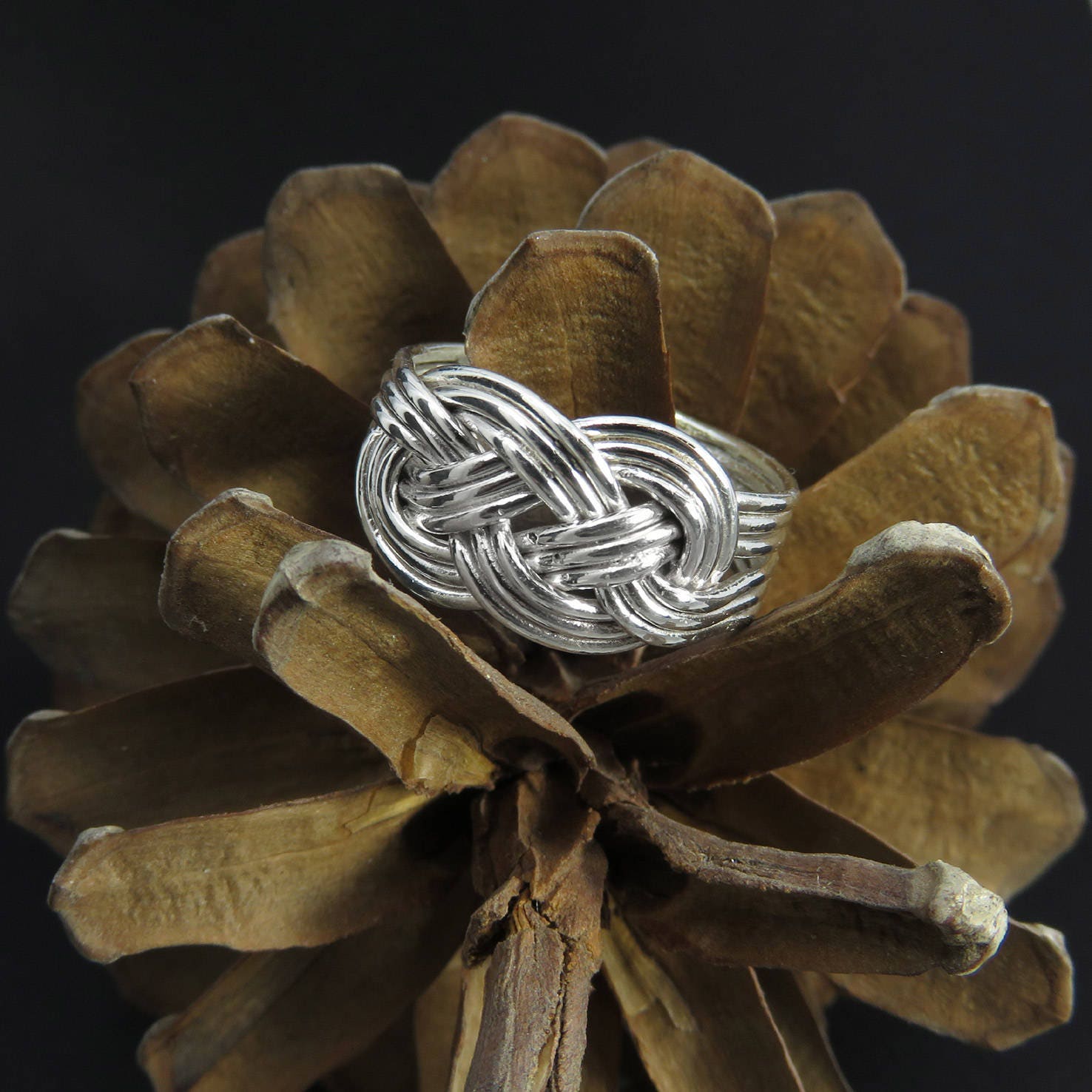 Love Knot Ring Promise Ring Knotted Ring Double Knot | Etsy