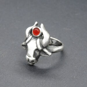 Taurus Ring With Moonstone in Sterling Silver - Rainbow Moonstone Ring ...