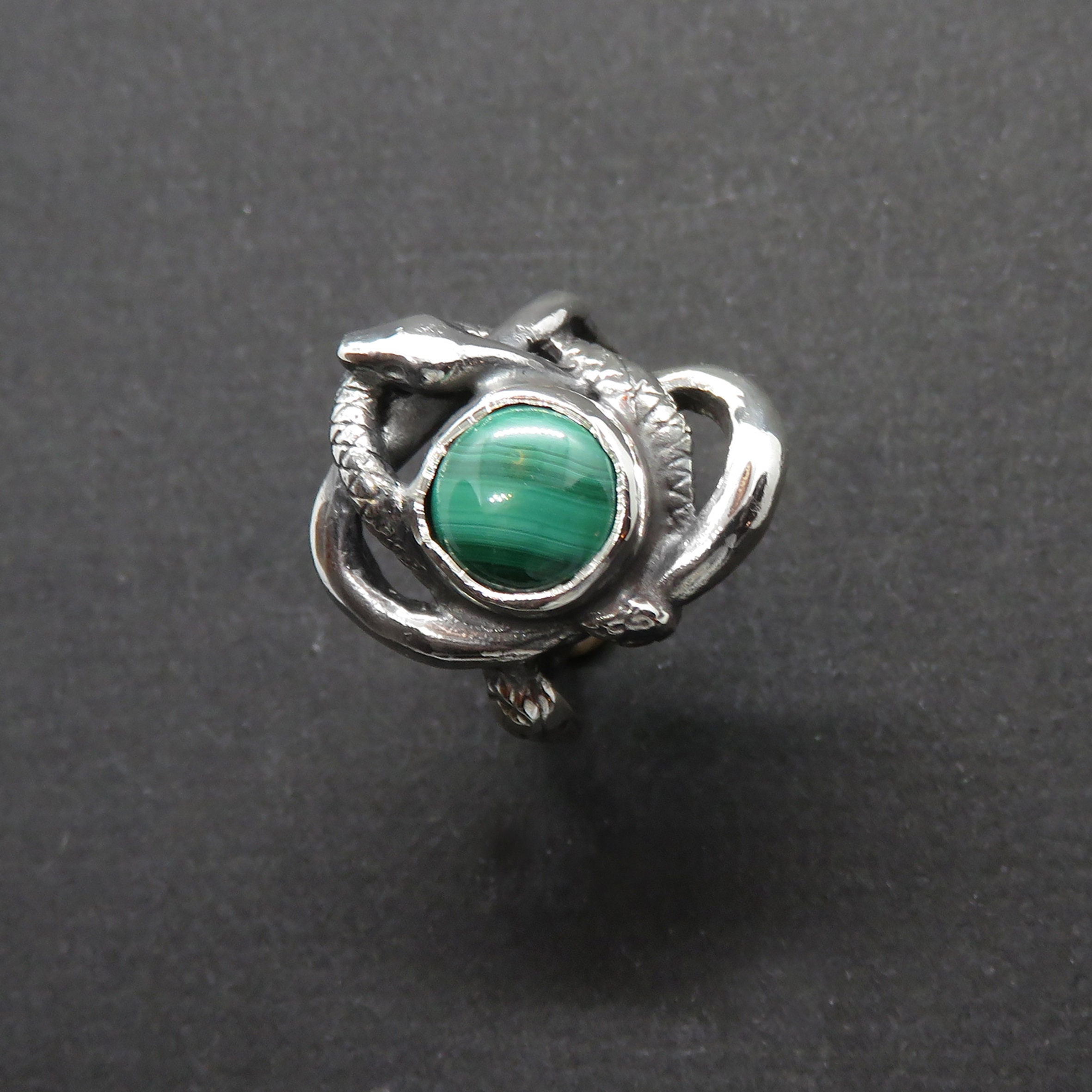 Entwined Serpents Ring - Silver Statement Ring - Two Snakes Ring ...