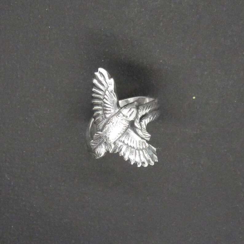 Phoenix Ring - Symbol of Rebirth and Renewal - Large Sterling Silver ...
