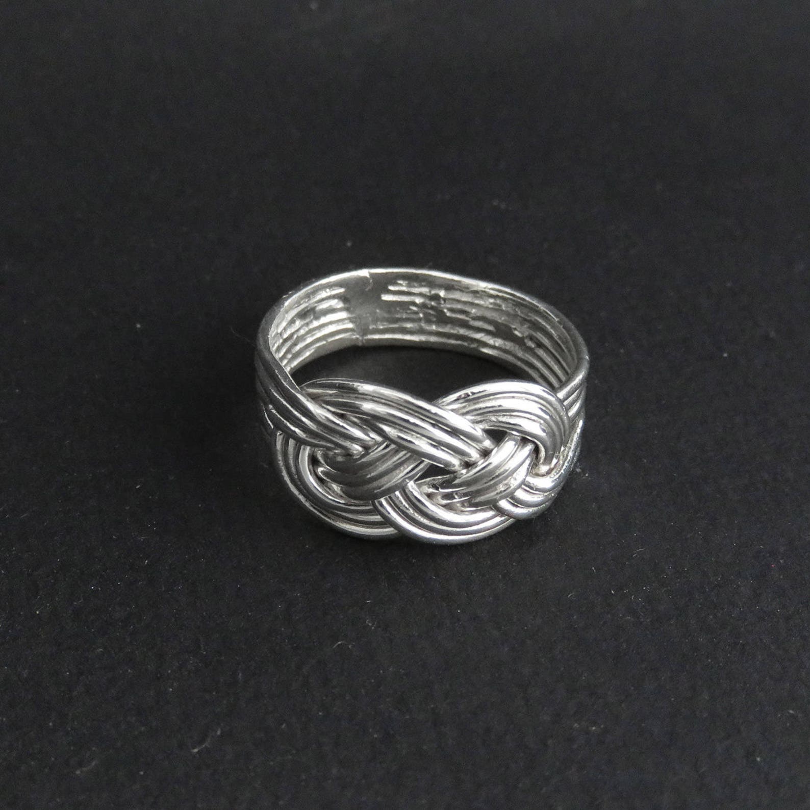 Love Knot Ring Promise Ring Knotted Ring Double Knot | Etsy