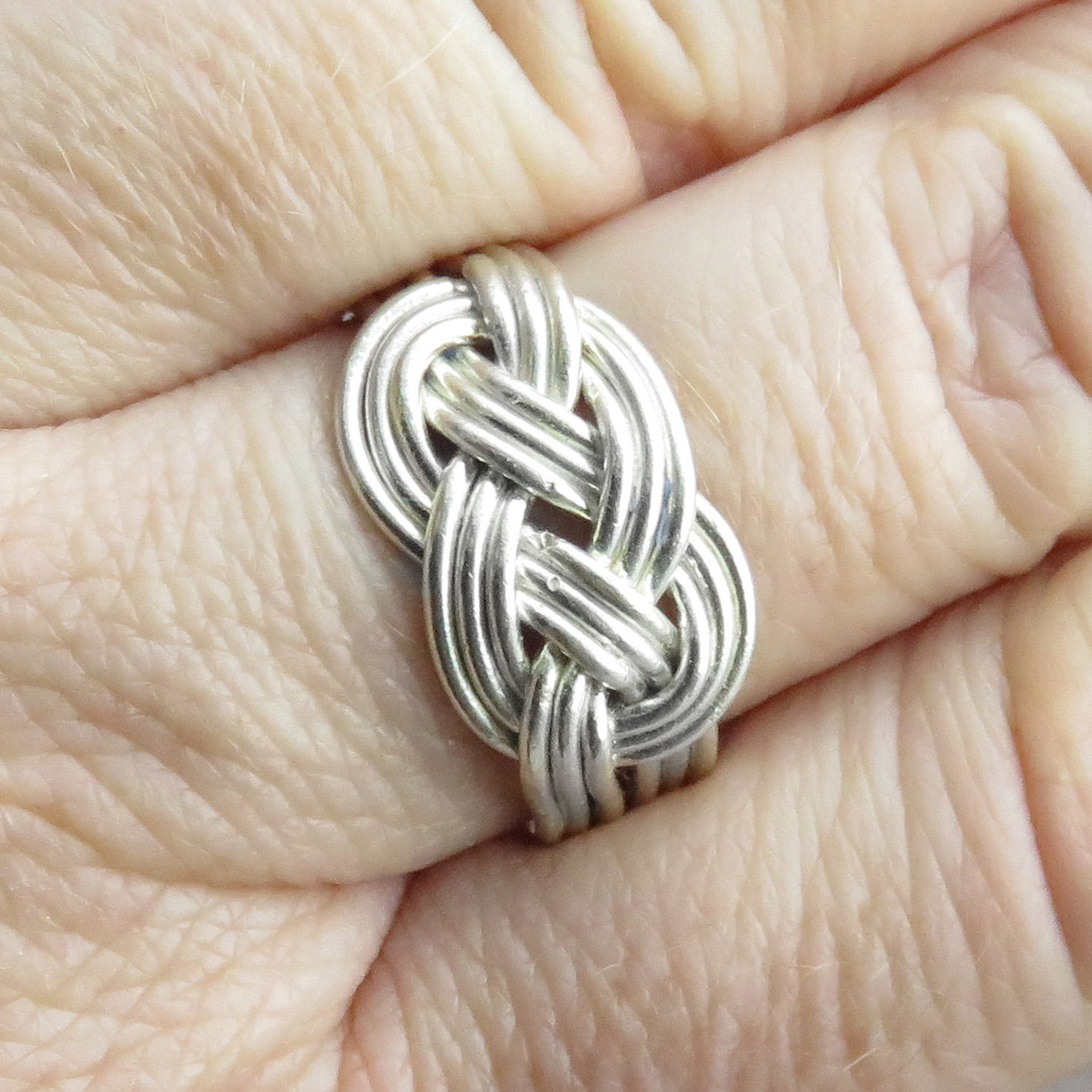 Love Knot Ring Promise Ring Knotted Ring Double Knot | Etsy