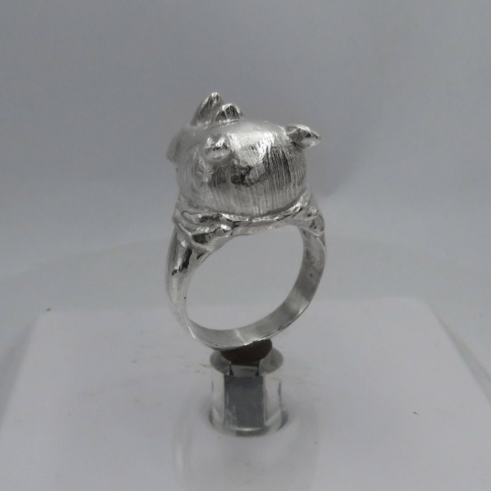 White Rhino Ring Rhinoceros Ring Animal Ring Totem Ring - Etsy Israel