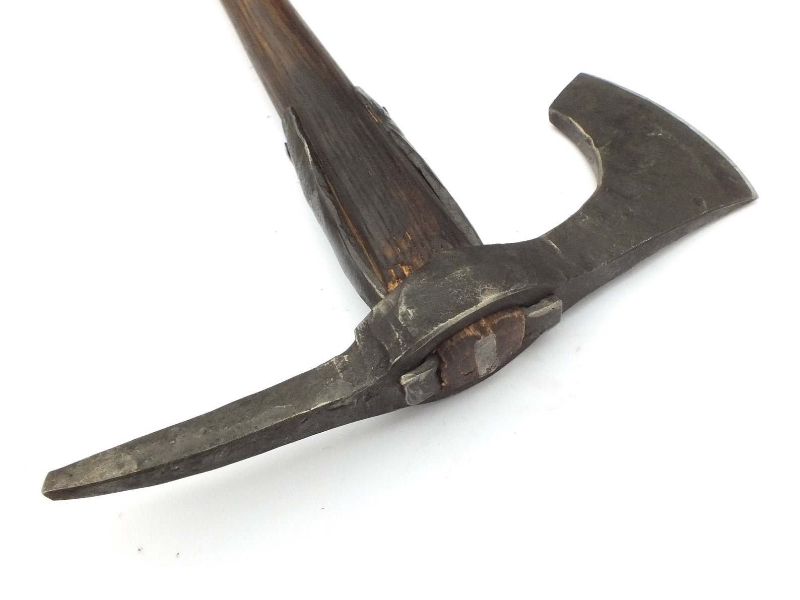 Fn_04a Bearded Spiked TOMAHAWK With Burned and Oiled Oak | Etsy