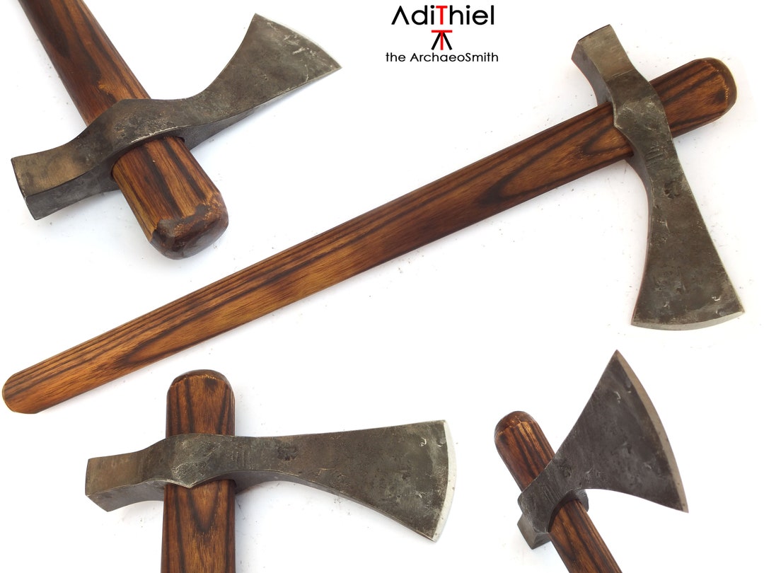 Fn_06a - Hammer Poll TOMAHAWK With Hand Carved Acacia Wood Handle - Etsy