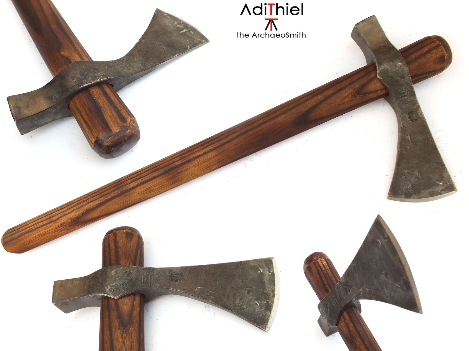 Fn_06a Hammer Poll TOMAHAWK With Hand Carved Acacia Wood | Etsy