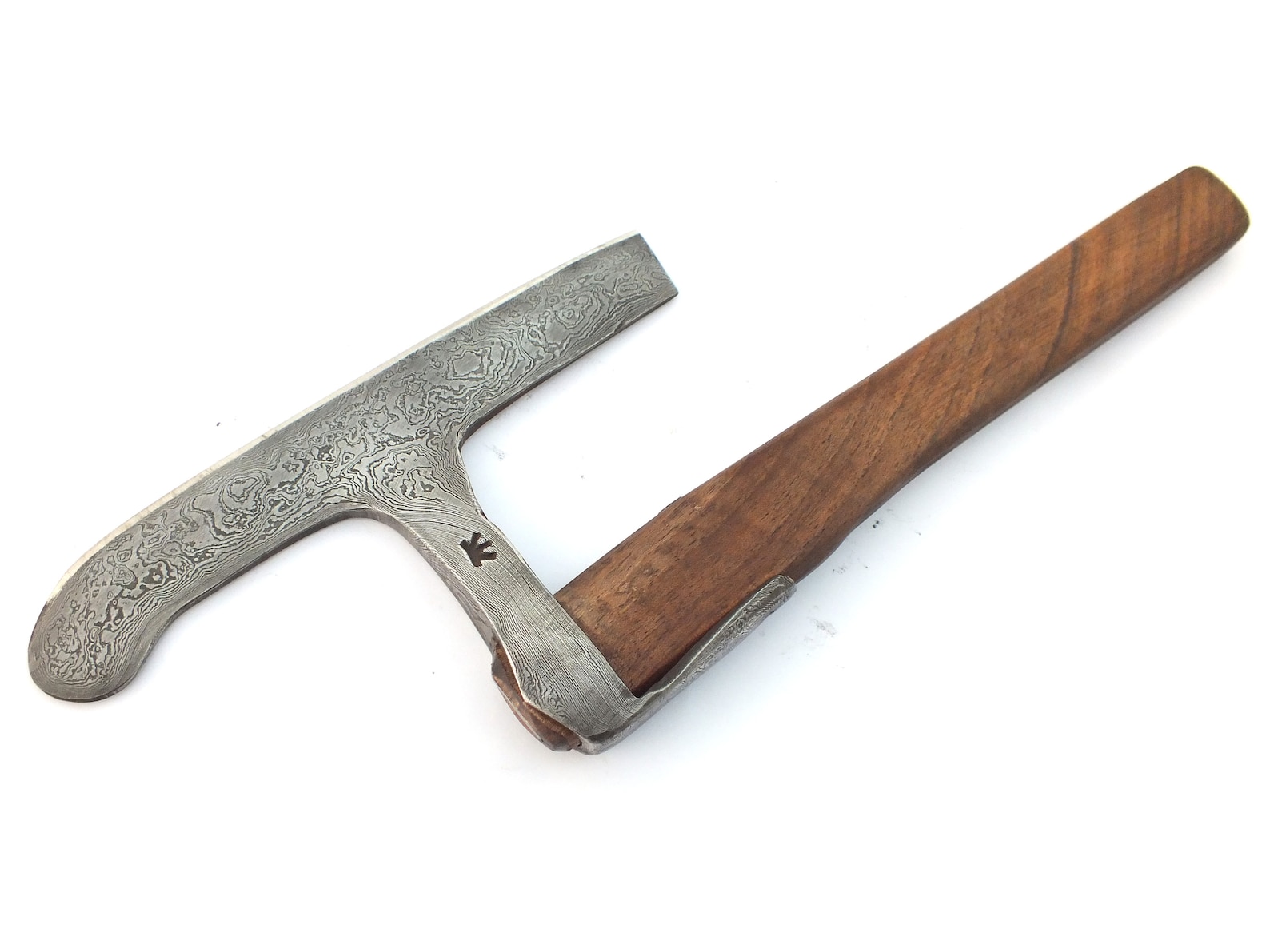 Bn_06c Small Damascus Steel Viking Broad AXE Kitchen AXE or - Etsy