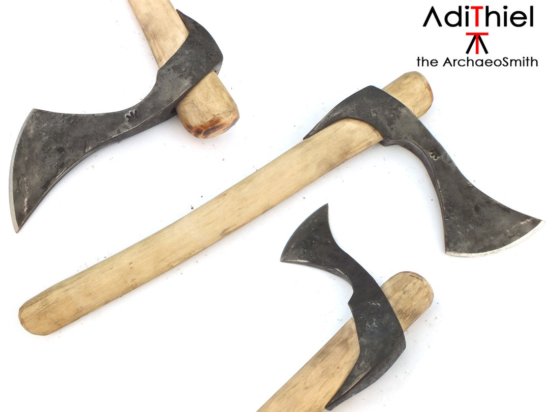 Bn_05a - FRANCISCA Throwing Axe With Bunch-berry Wood Handle ...