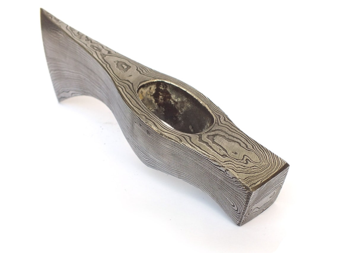 F_01c Damascus Steel Hammer Poll TOMAHAWK - Etsy