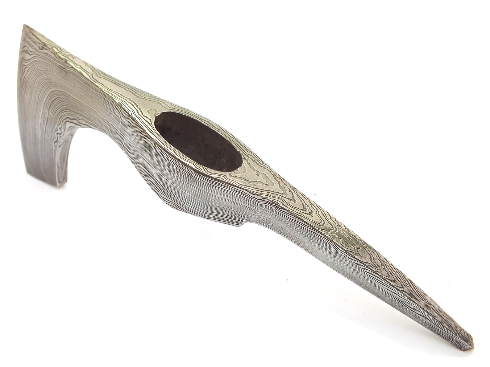 F_04c Damascus Steel Bearded Spiked TOMAHAWK | Etsy