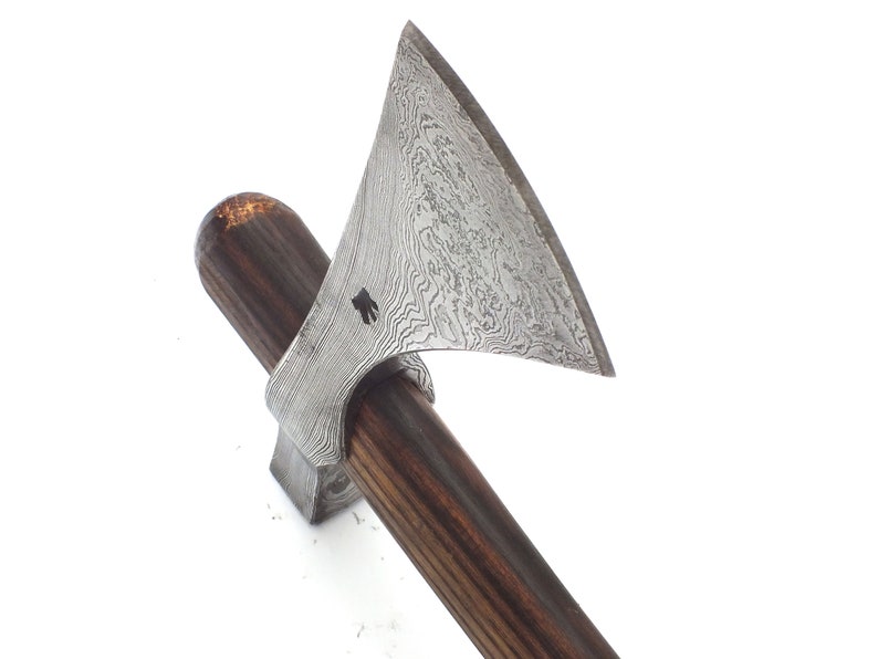 Fn_06c Damascus Steel Hammer Poll TOMAHAWK With Hand Carved - Etsy