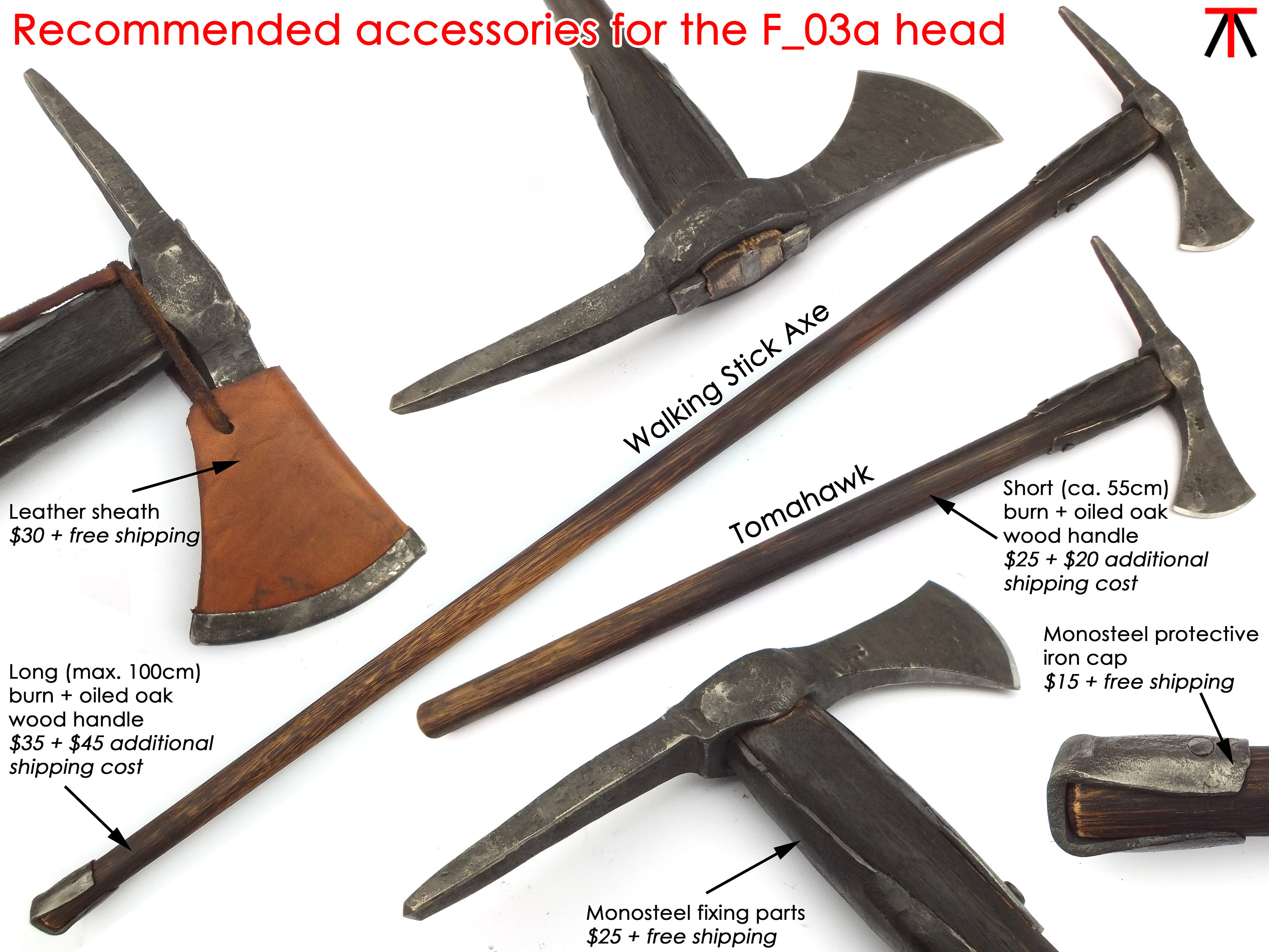 F_03a Spiked TOMAHAWK - Etsy