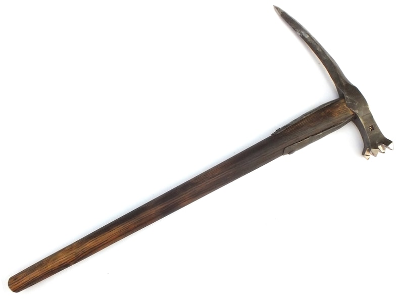 Fn_05a Spiked WARHAMMER With Burned and Oiled Oak Wood | Etsy UK