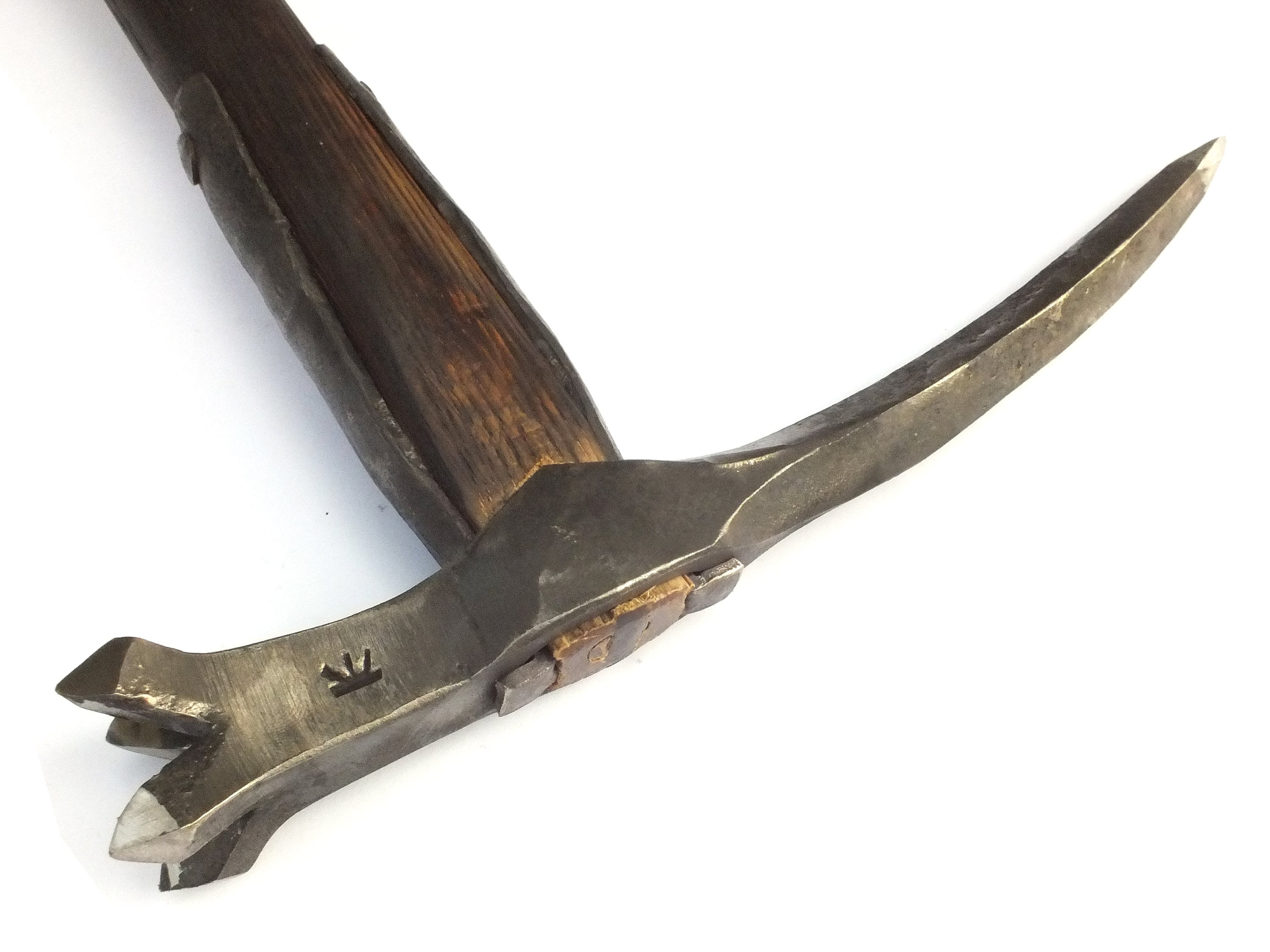 Fn_05a - Spiked WARHAMMER With Burned and Oiled Oak Wood Handle ...