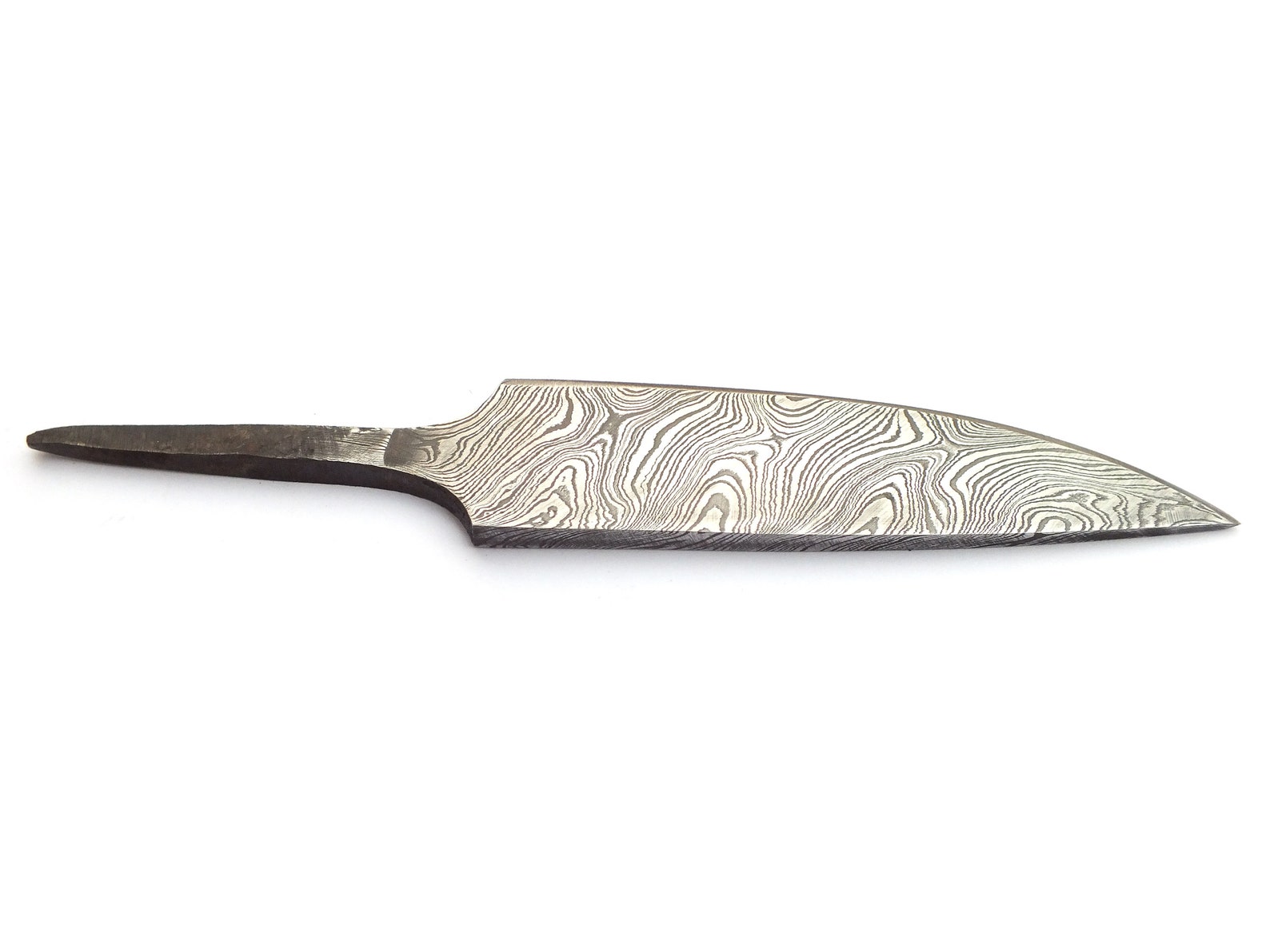 K_02a Small Damascus Steel Whittle Tang Necklace KNIFE - Etsy