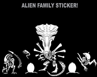 Big Wheel Xenomorph Vinyl Sticker - Etsy