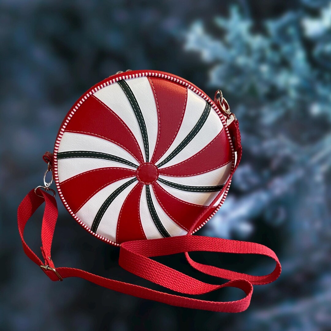 Peppermint Candy Purse, Christmas Crossbody Bag - Etsy