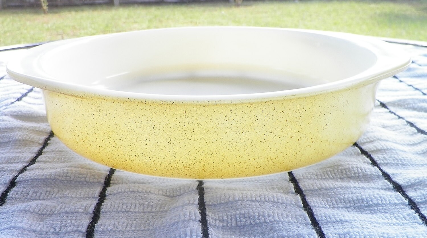 Pyrex Yellow Desert Dawn Cake Pan Casserole Dish - Etsy
