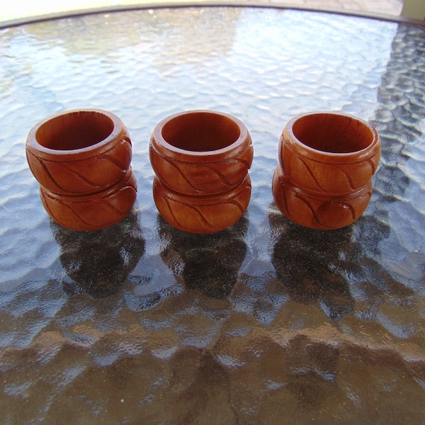 Wooden Ring Set - Etsy