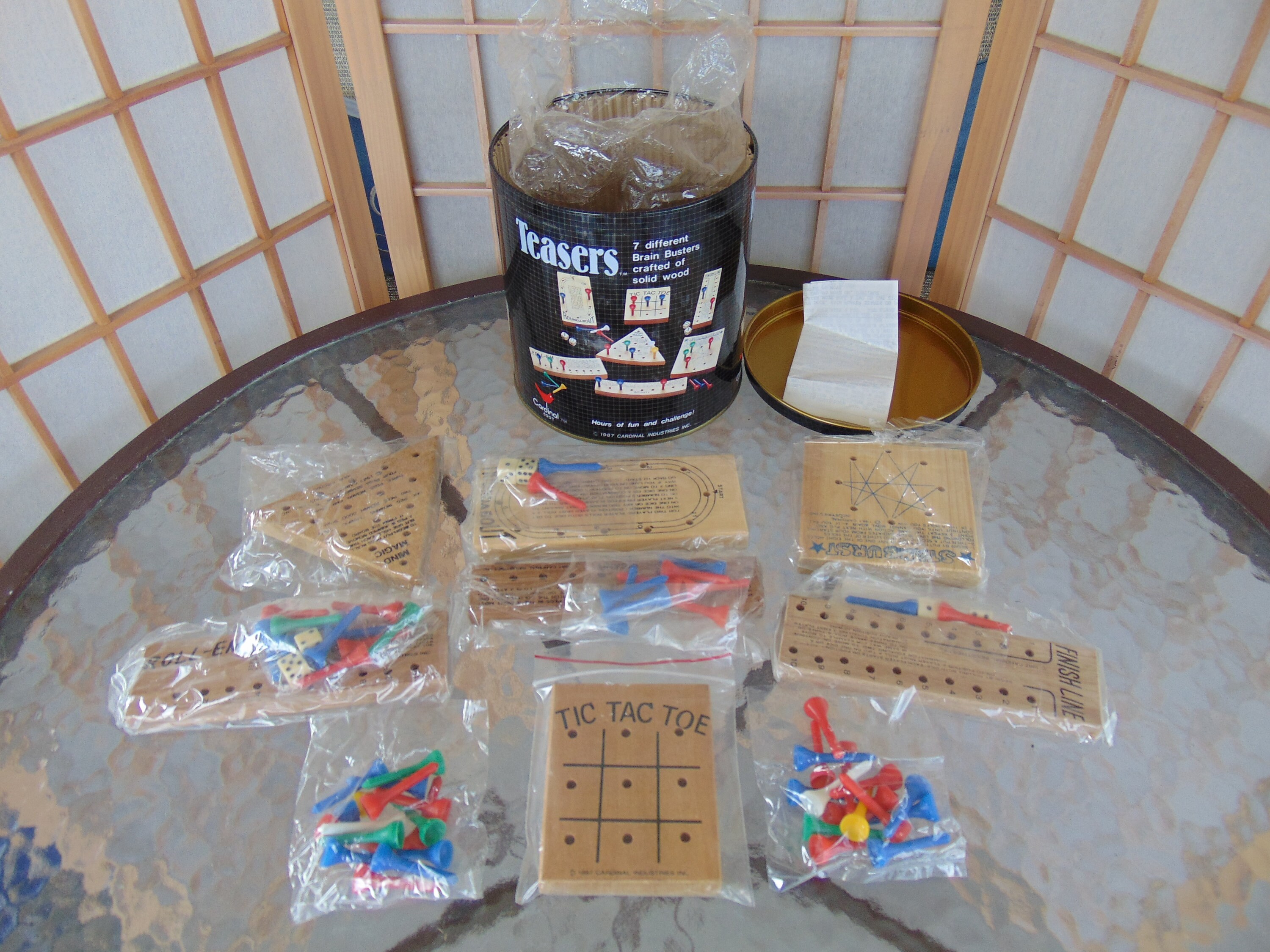 Teasers Seven Different Brain Busters Crafted of Solid Wood - Etsy