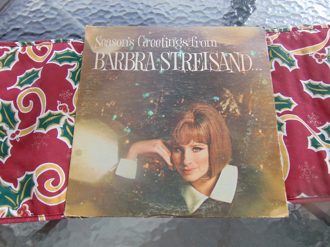 Seasons Greetings From Barbra Streisand and Friends LP Vinyl LP - Etsy