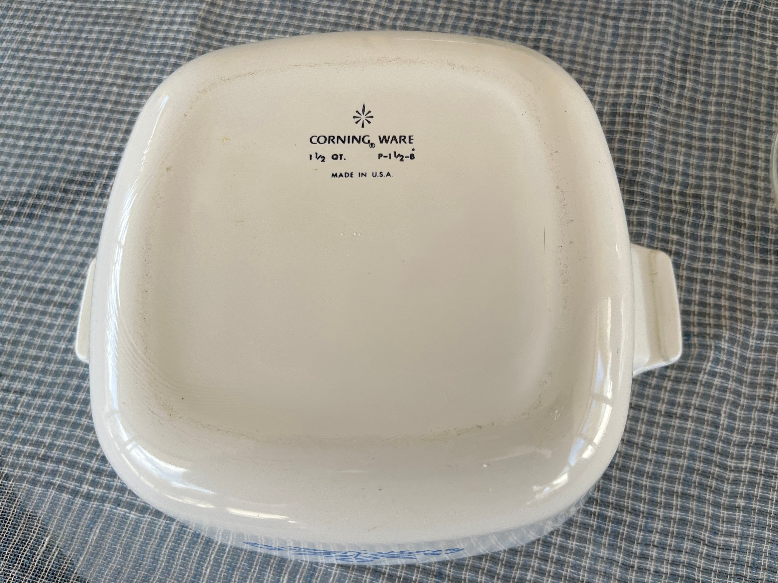 Blue Cornflower Corning Ware Casserole Dish With Lid and Warming Stand ...