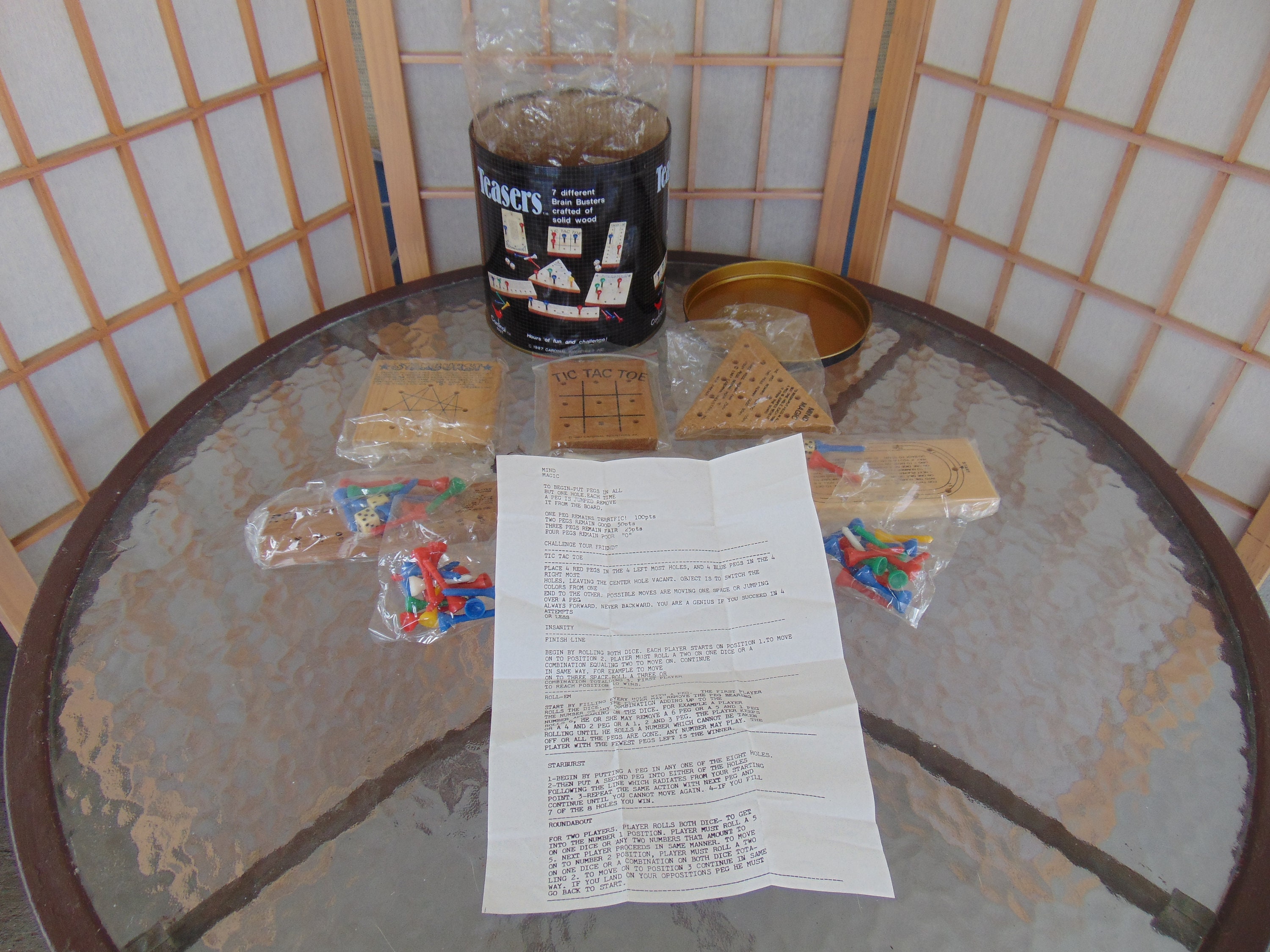 Teasers Seven Different Brain Busters Crafted of Solid Wood - Etsy