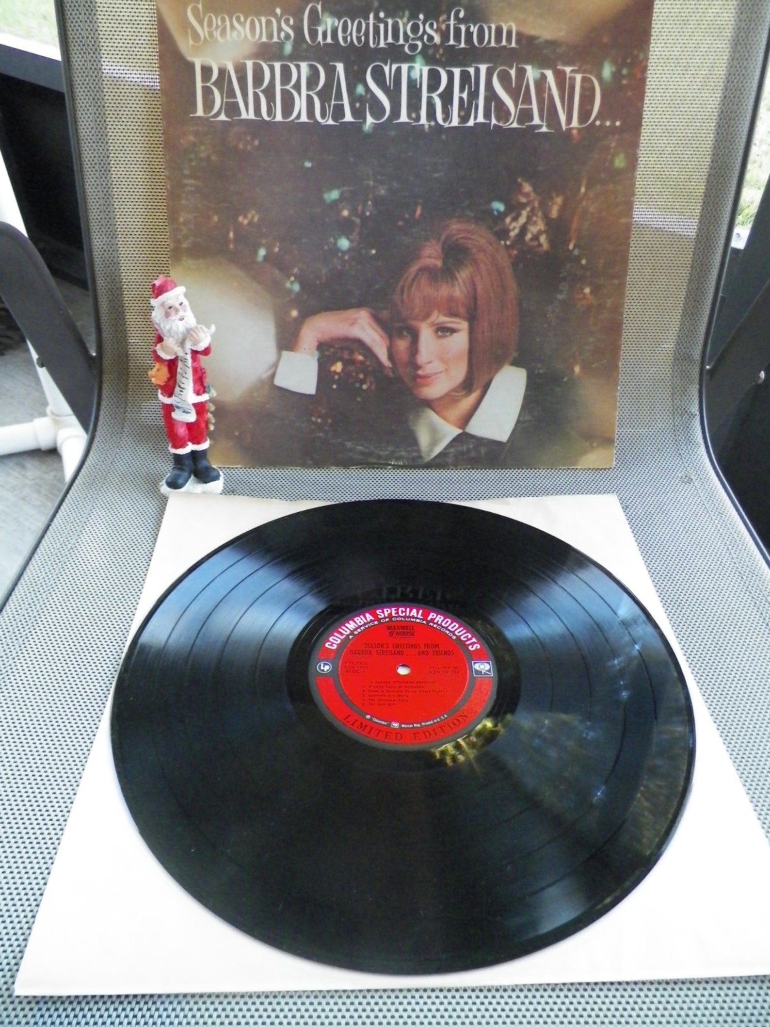 Seasons Greetings From Barbra Streisand and Friends LP Vinyl - Etsy
