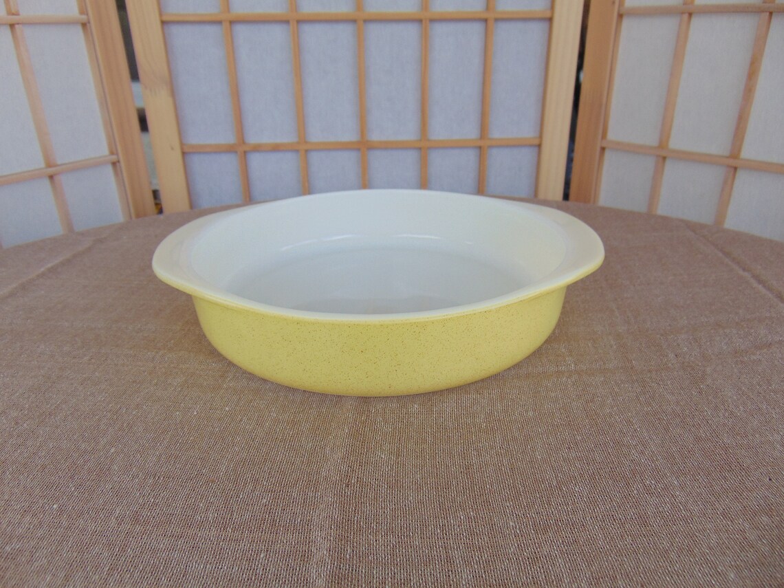 Pyrex Yellow Desert Dawn Cake Pan Casserole Dish - Etsy