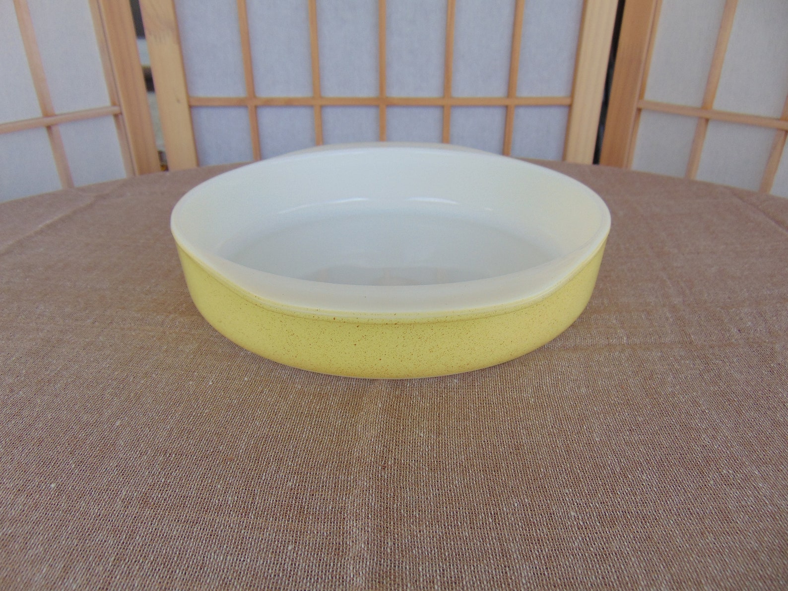 Pyrex Yellow Desert Dawn Cake Pan Casserole Dish - Etsy