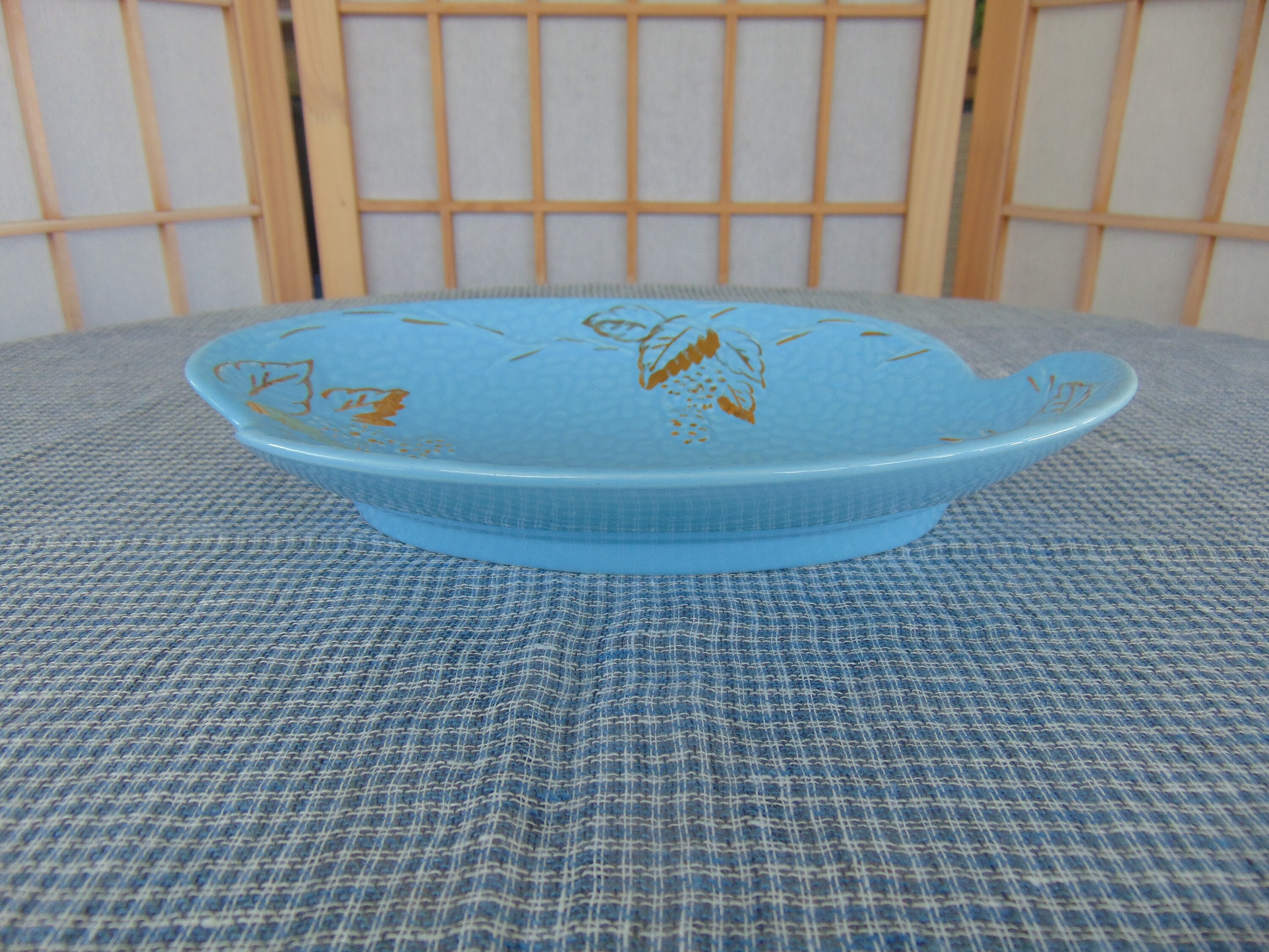 Wade Golden Turquoise Bramble Ware Dish Made in England - Etsy