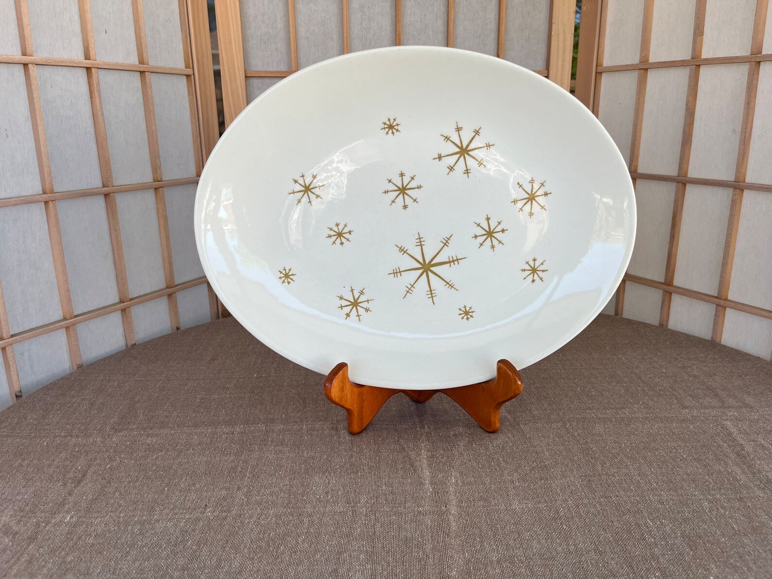 Star Glow Royal China Platter - Etsy