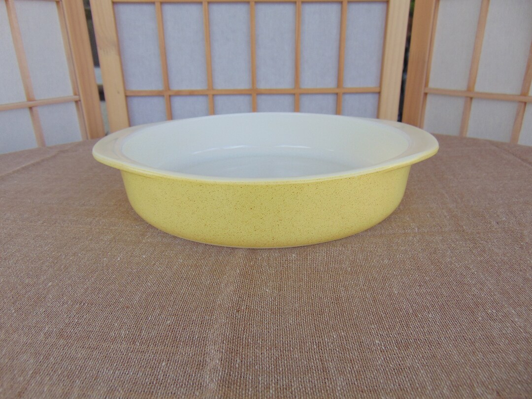 Pyrex Yellow Desert Dawn Cake Pan Casserole Dish - Etsy