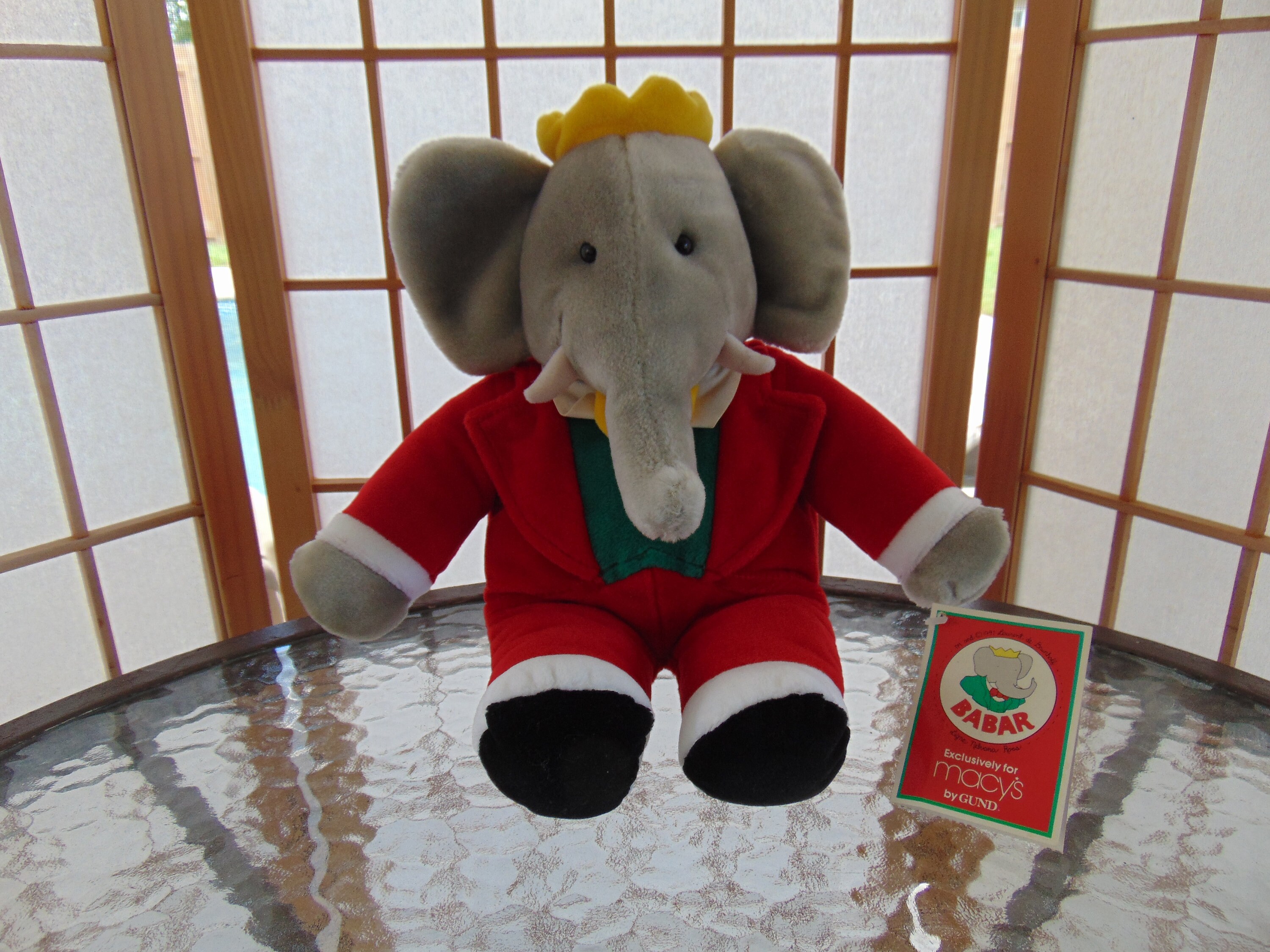 Barbar the Elephant King Plush by Gund Made Exclusively for Macy's - Etsy