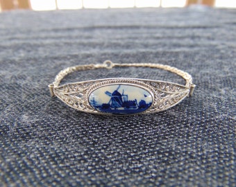 Delft Blue Bracelet | Etsy