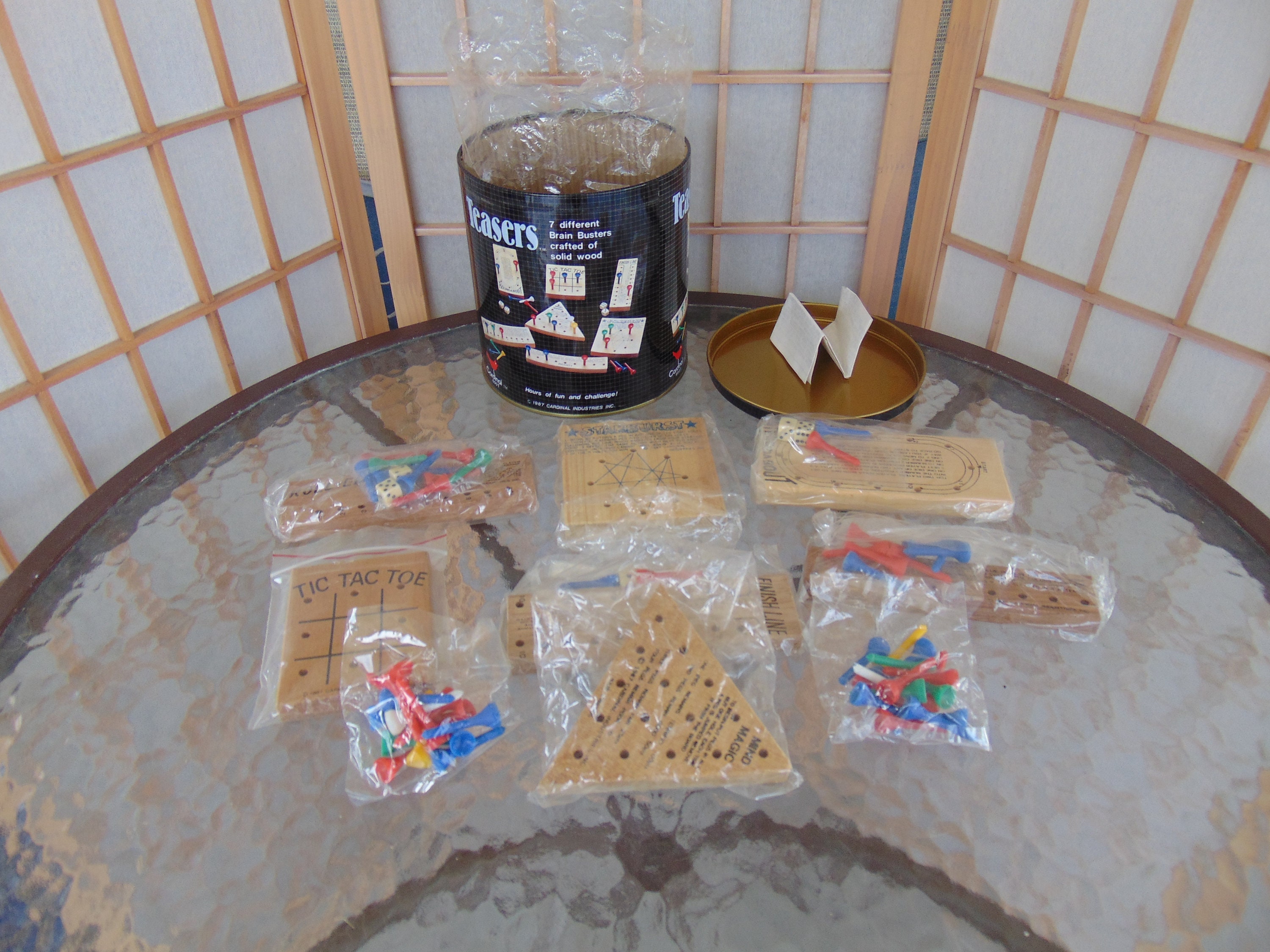 Teasers Seven Different Brain Busters Crafted of Solid Wood - Etsy