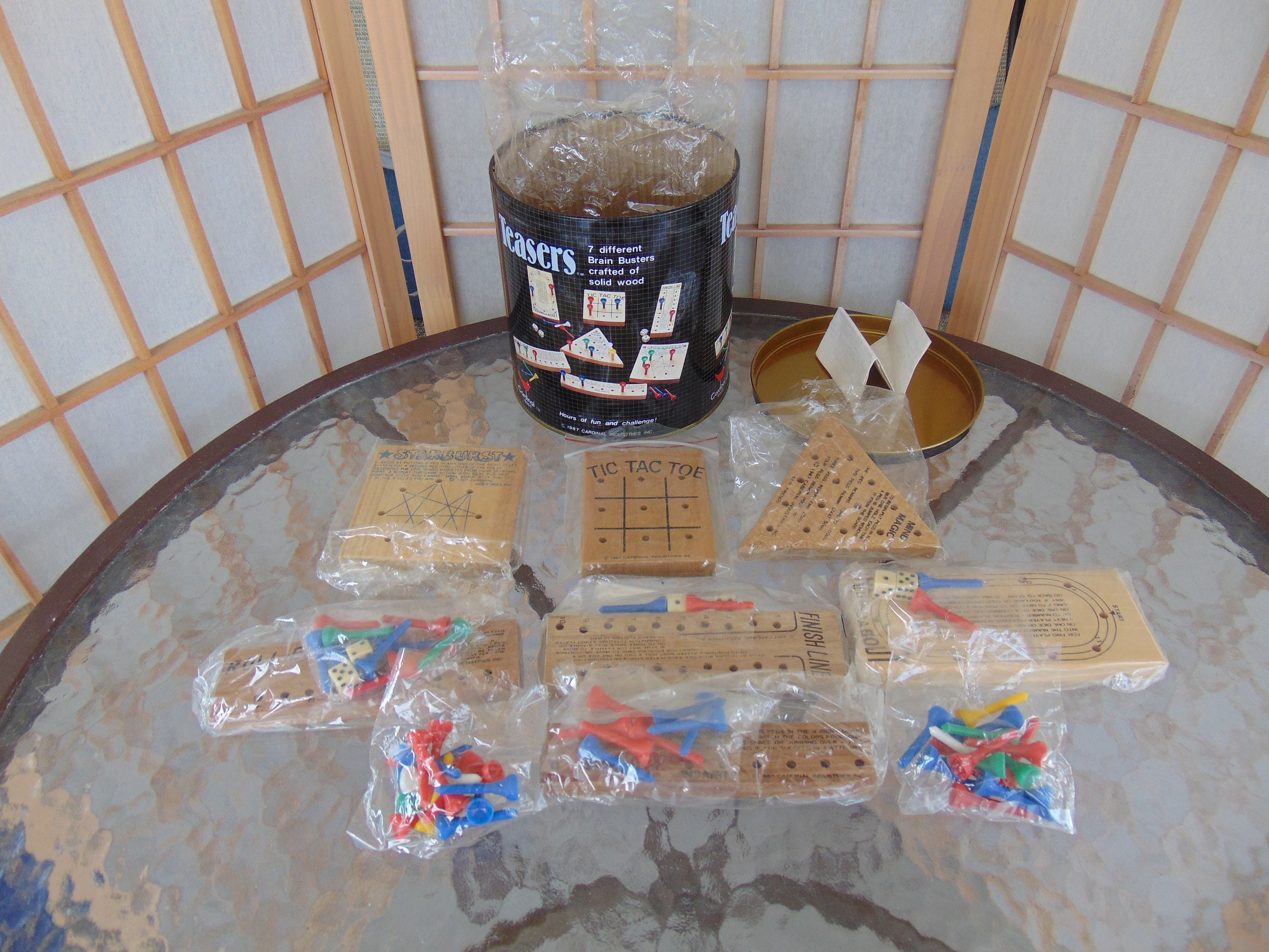 Teasers Seven Different Brain Busters Crafted of Solid Wood - Etsy