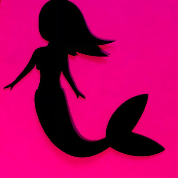 Mermaid Cut Outs Etsy