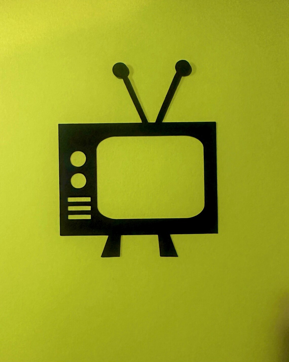 Tv Set Paper Cut Out, Paper Retro TV Set for Scrapbooking, Paper Die ...