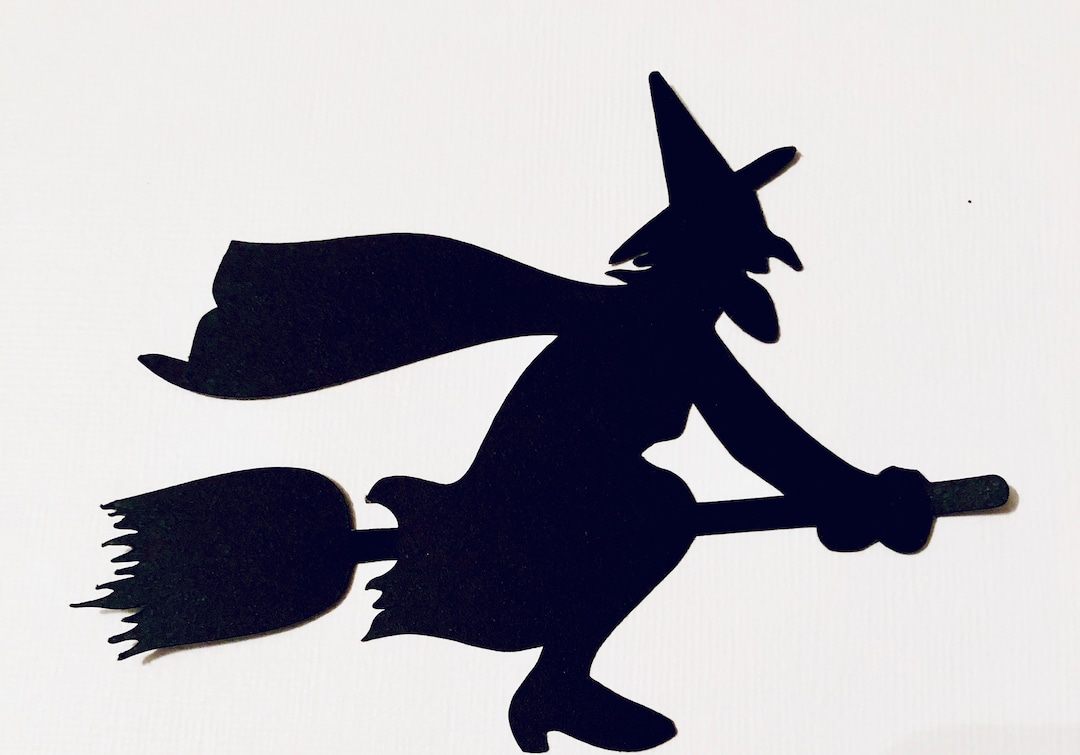 Halloween Witch Scrapbook Paper Cut Out, Die Cuts for Scrapbooking ...