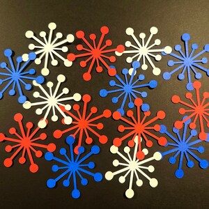 4th of July Fireworks Scrapbook Layout Supplies, Paper Cut Outs for ...