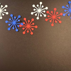 4th of July Fireworks Scrapbook Layout Supplies, Paper Cut Outs for ...