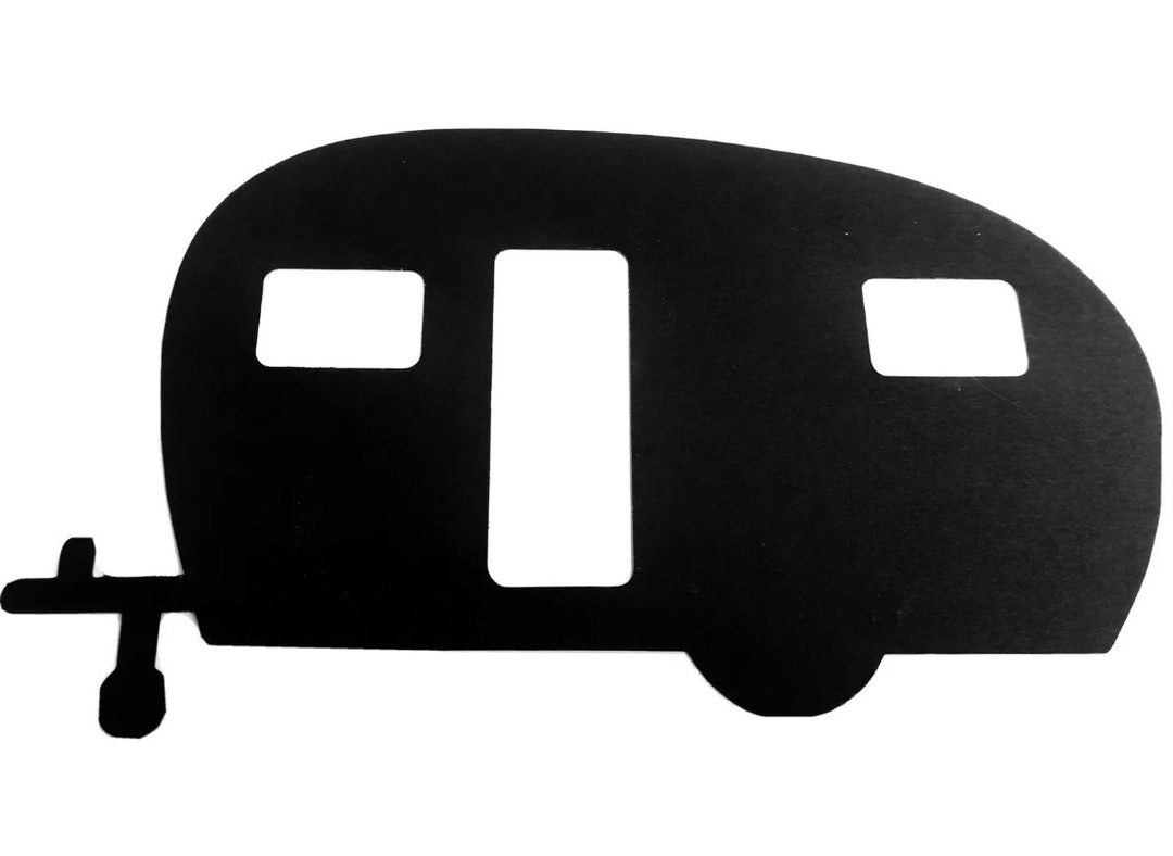 Retro Camper Cut Out, Summer Scrapbook Supplies, Summer Die Cut ...