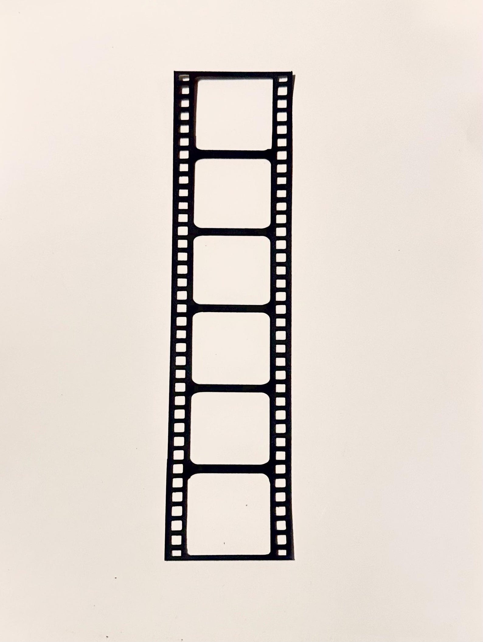 Retro Film Strip Die Cut, Paper Vintage Camera Negative , Paper Cut ...